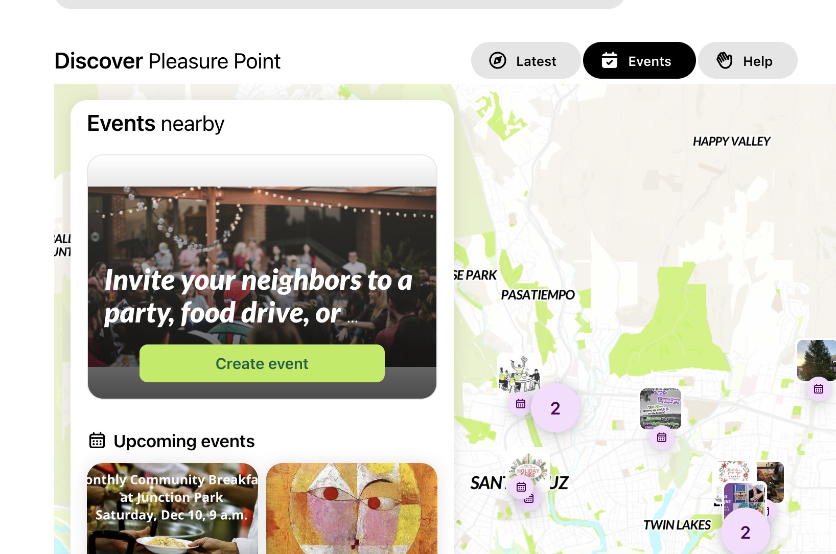 Create and find events on Nextdoor