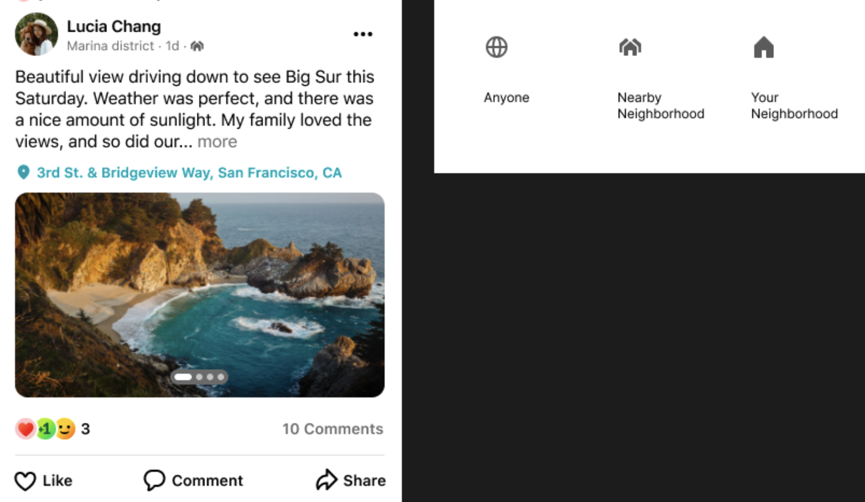 Visibility on posts set to Anyone