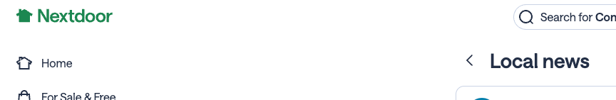 News articles on Nextdoor